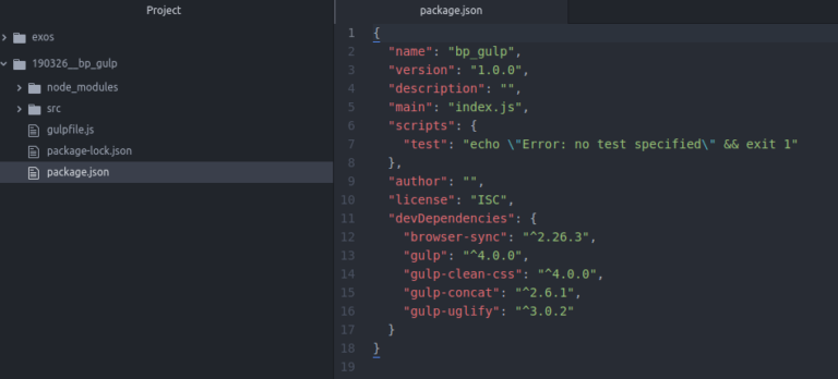 Introduction à GULP